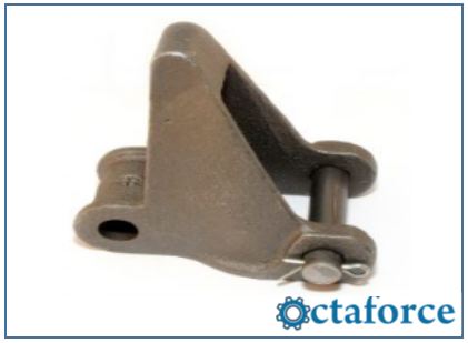 Cast H-Type Mill Chain – H-2 Attachment- Agricultural chain