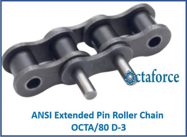 OCTA/80 D-3 ANSI Extended Pin Roller Chain Manufacturer
