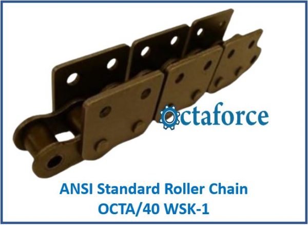 OCTA/40 WSK-1 ANSI Standard Roller Chain with WSK-1 Wide Contour ...