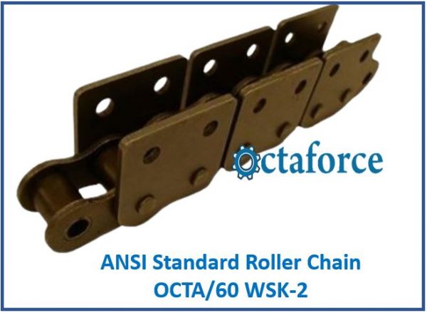OCTA/60 WSK-2 ANSI Standard Roller Chain with WSK-2 Wide Contour ...